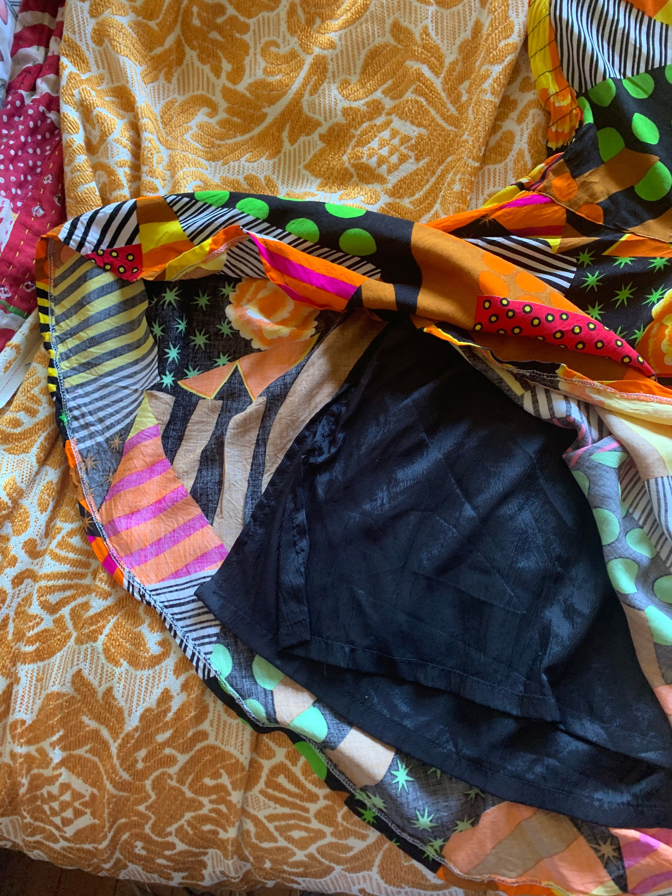 80s Halter Dress With Swing Skirt and Psychedelic Pop Art - Etsy