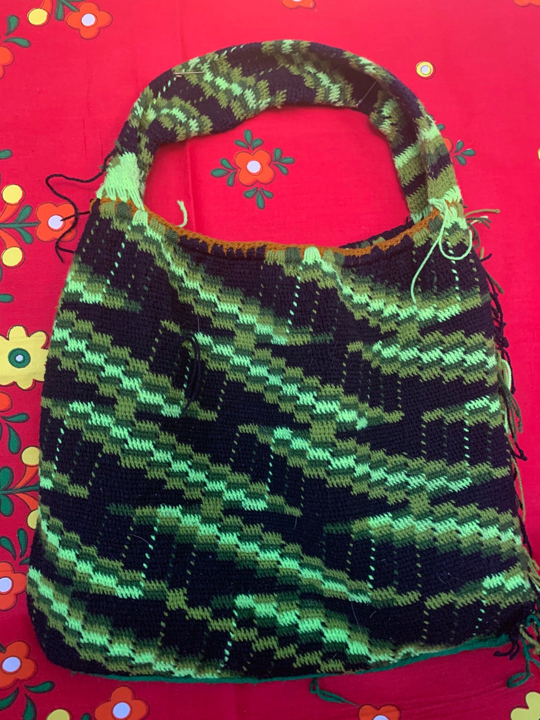 Hand Woven Bilum Bag From PNG - Etsy