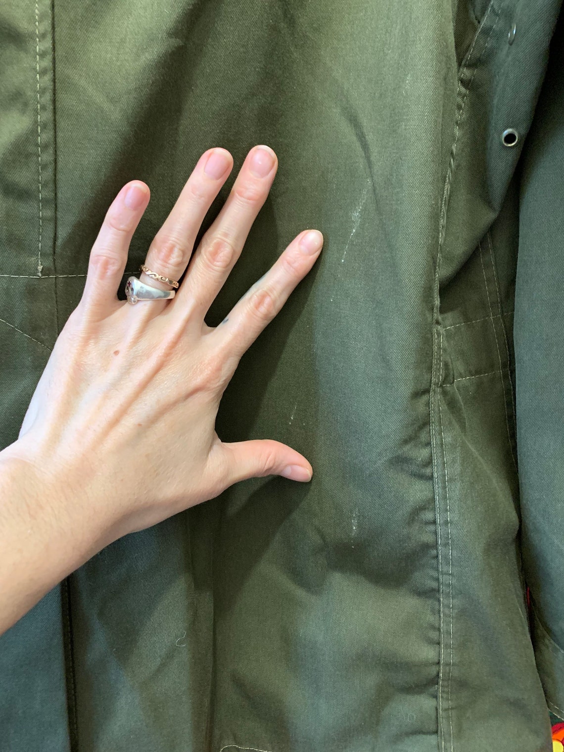 Upcycled Army Surplus Jacket With Studs - Etsy