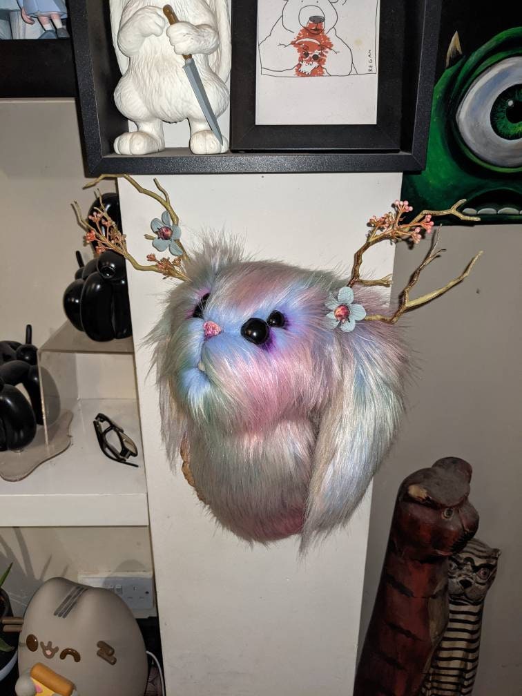 Beautiful Jackalope mounted head | Etsy