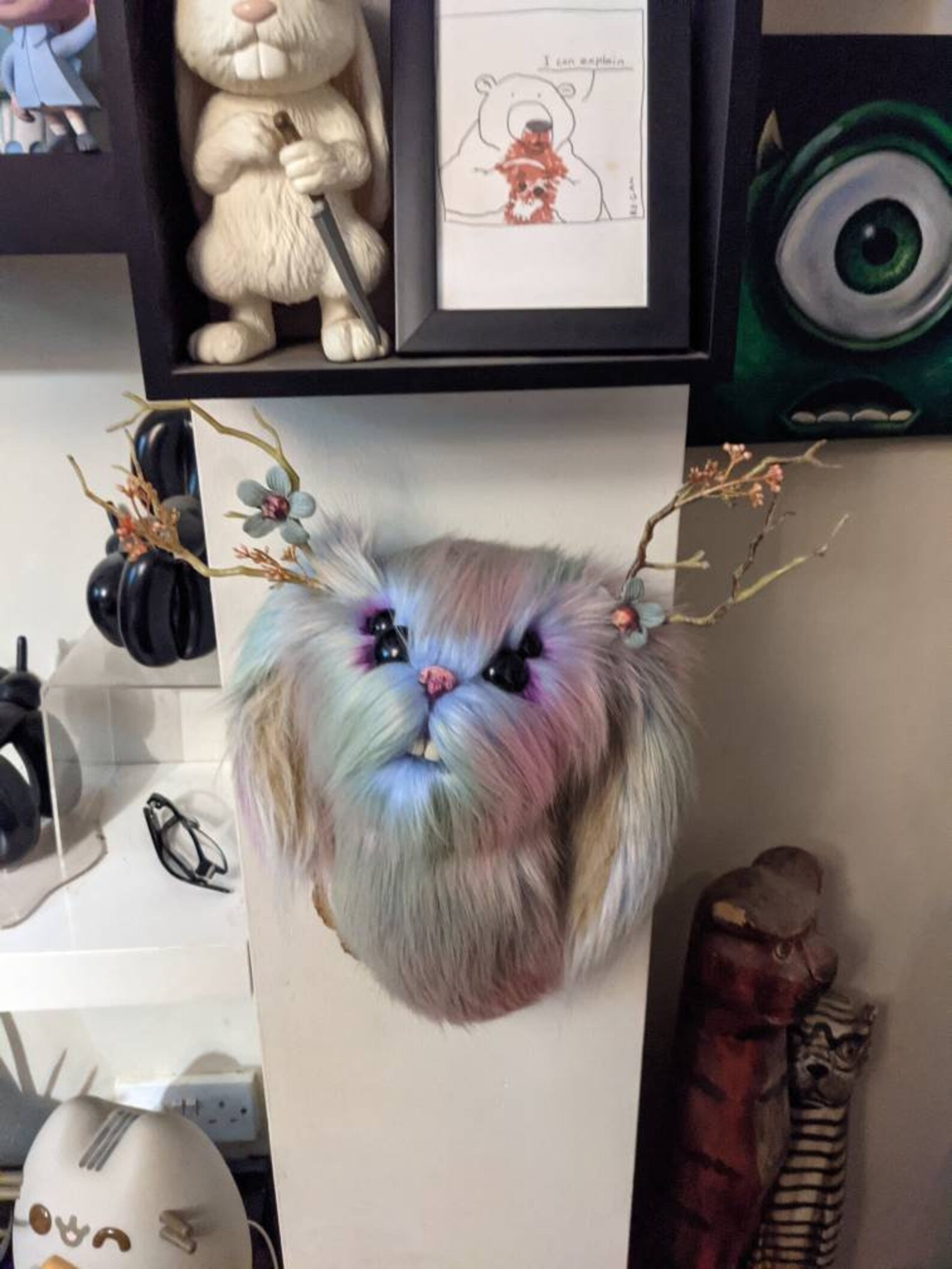 Beautiful Jackalope mounted head | Etsy