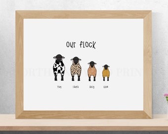 Sheep Family Tree - Etsy UK