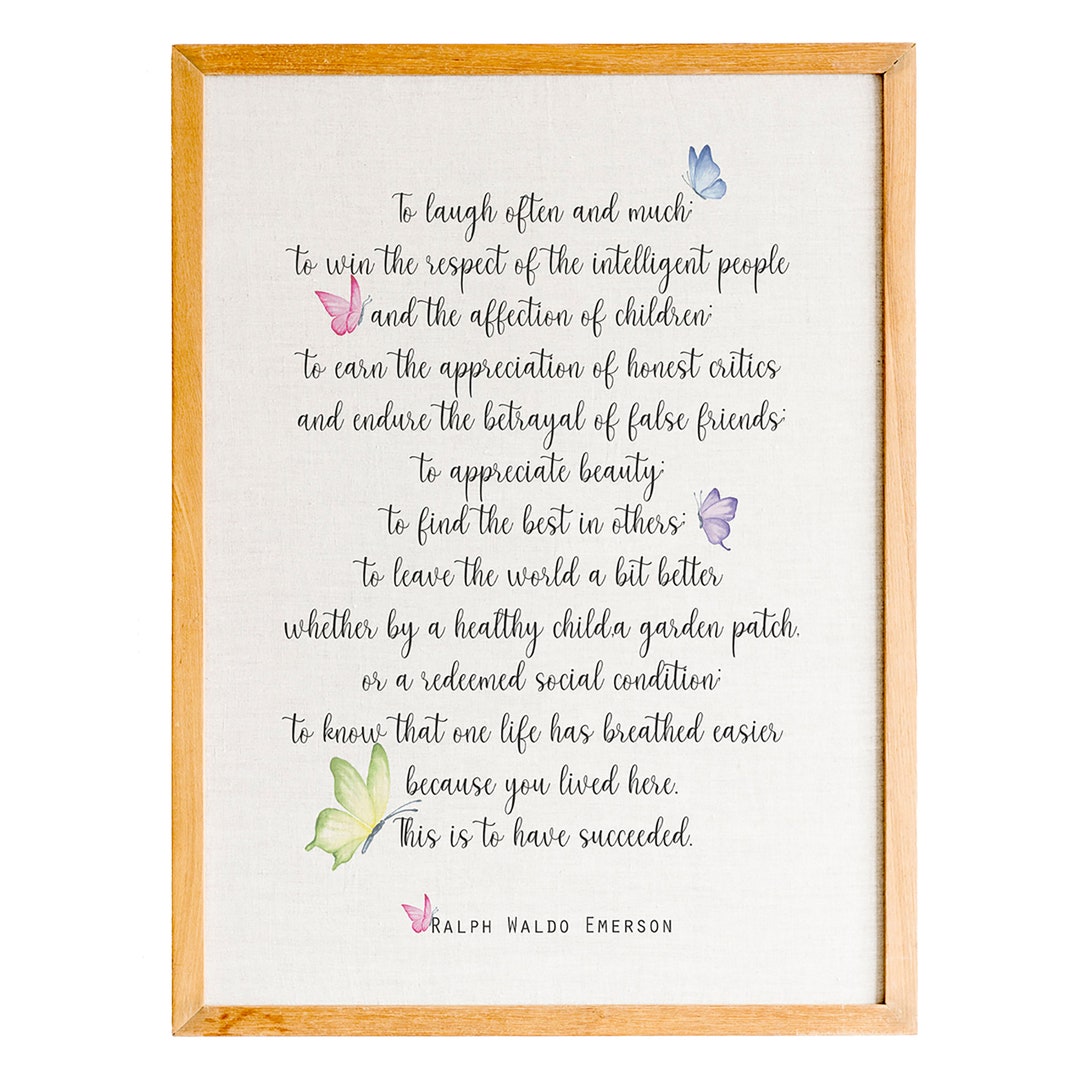 Ralph Waldo Emerson Quote Print ,to Laugh Often and Much Print, Emerson ...