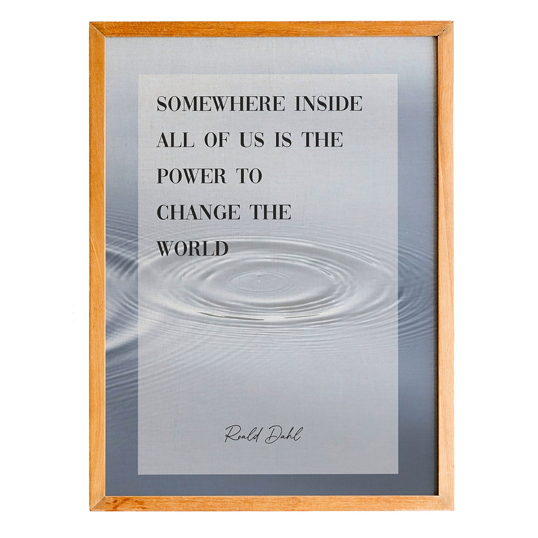 Roald Dahl Matilda Quote Printed Poster, Minimalist Art Print , Classic ...