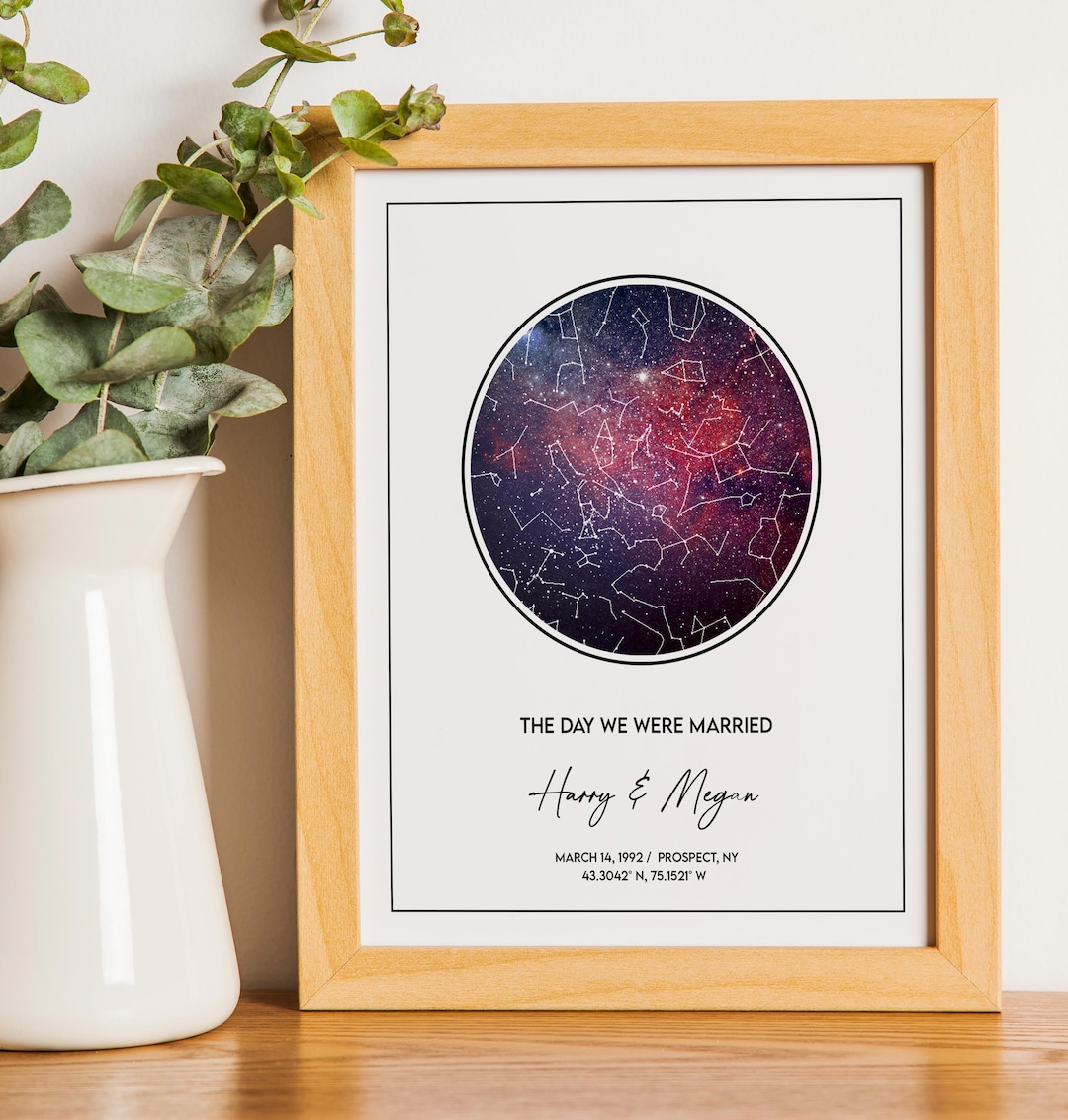 Star Map by Date, Custom Star Map, Constellation Map, Star Map Print,night Sky Map, Custom Map ...