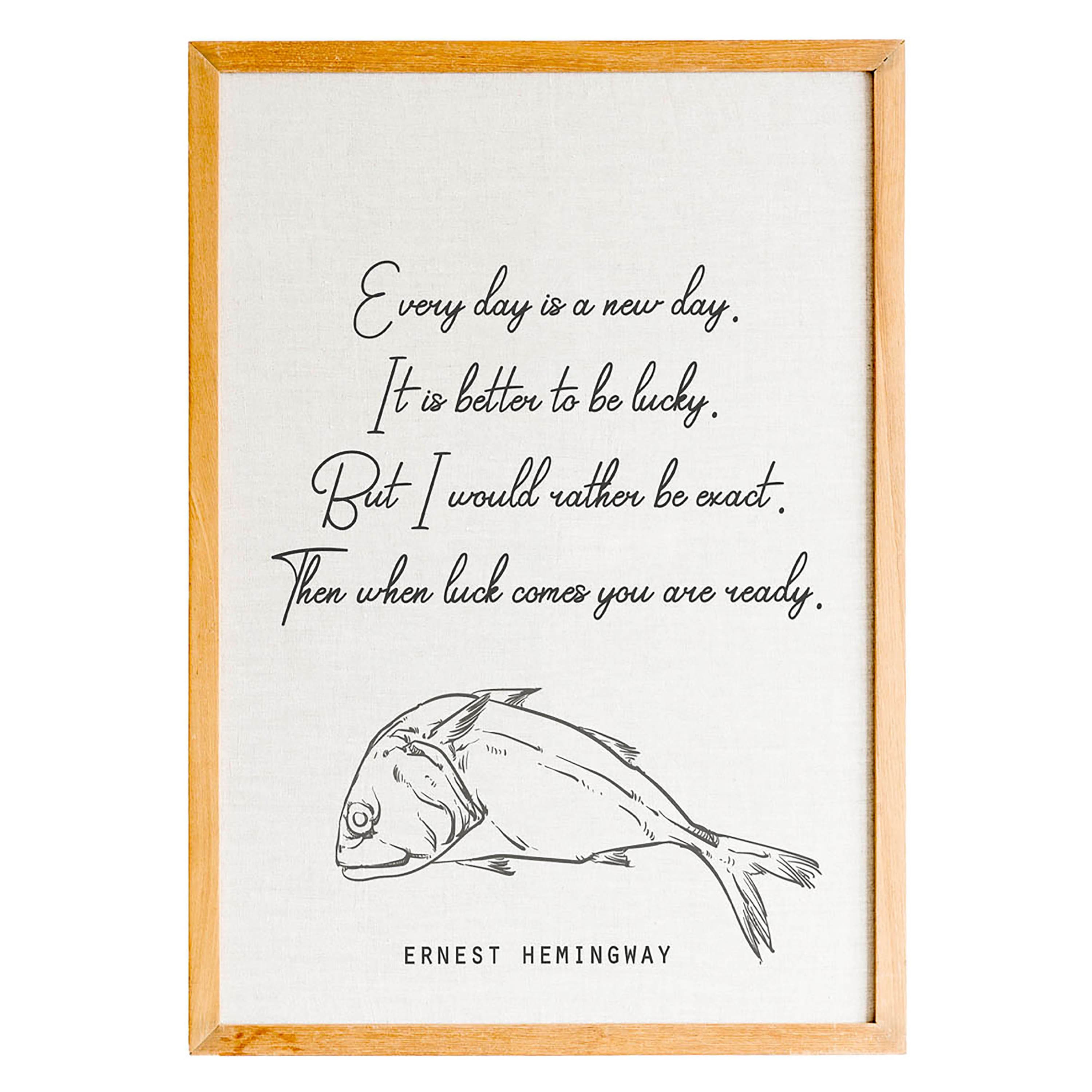 Ernest Hemingway Fishing Quotes