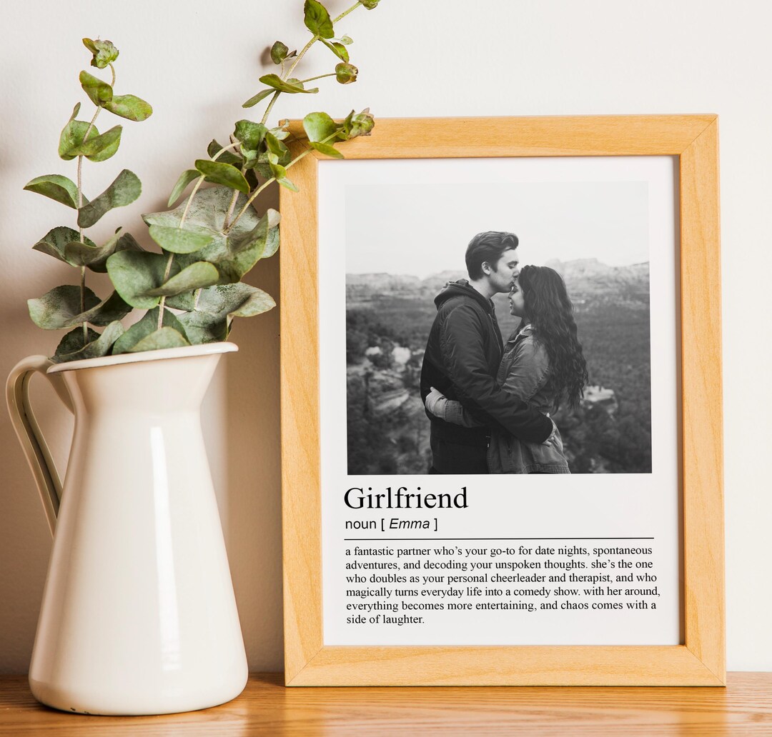 Personalized Girlfriend Definition Print Wall Art Print Digital Gifts ...