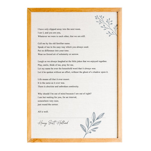 All is Well Poem - Etsy UK