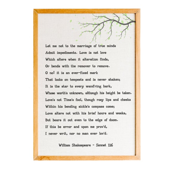 Shakespeare Sonnet 116 Quotes