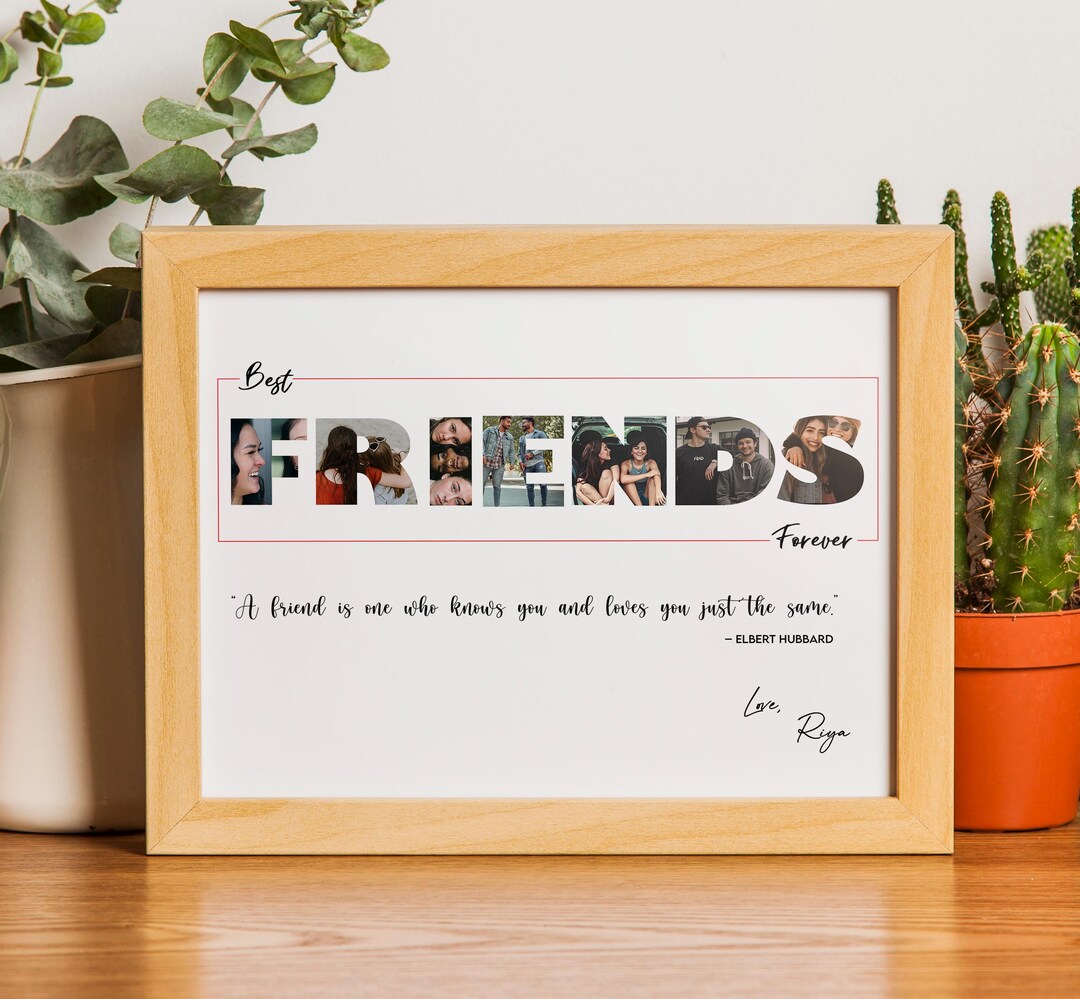 Best Friends Collage, Photo Collage,bestie Custom Photo, Best Friend ...