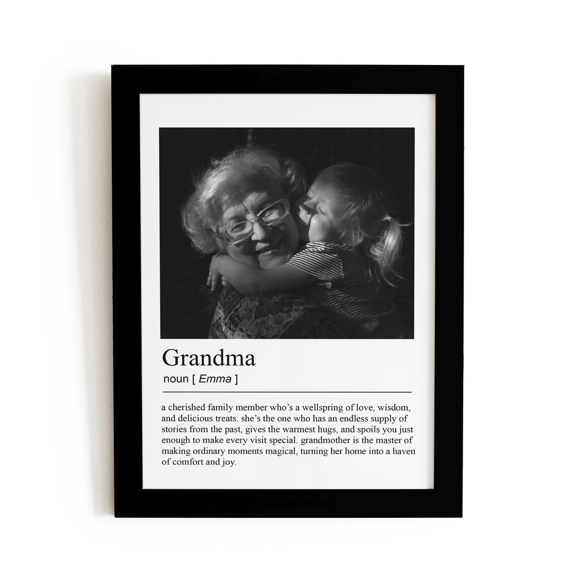 Personalized Grandmother Definition Print Wall Art Print Digital Gifts ...