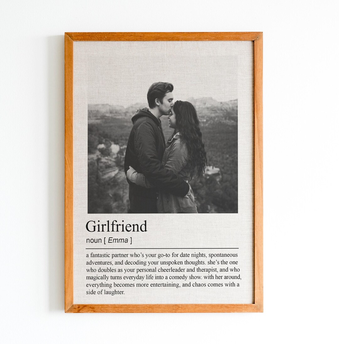 Personalized Girlfriend Definition Print Wall Art Print Digital Gifts ...
