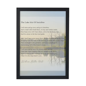 The Lake Isle of Innisfree Poem.. and Go to Innisfree..william Butler ...
