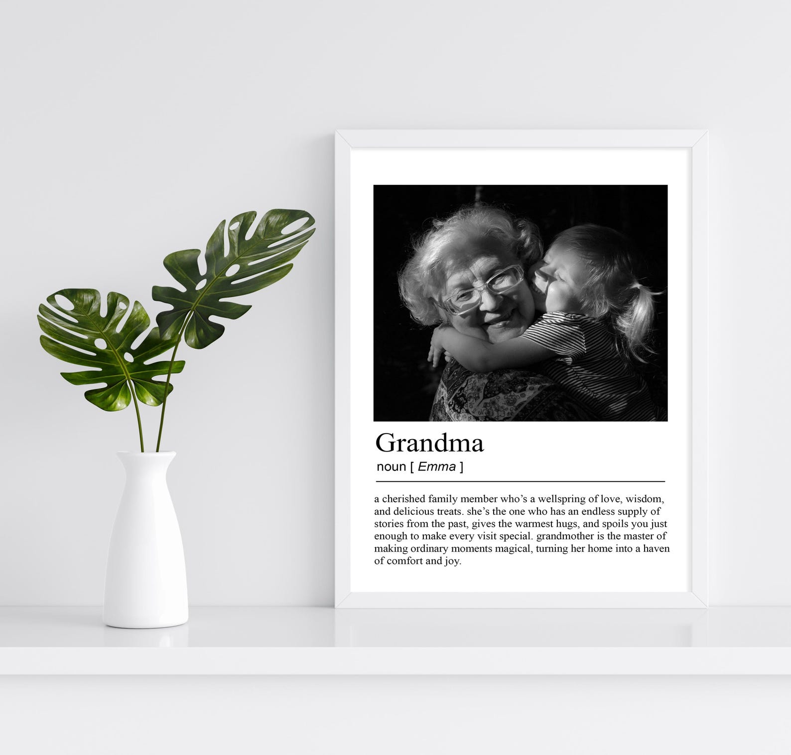 Personalized Grandmother Definition Print Wall Art Print Digital Gifts ...
