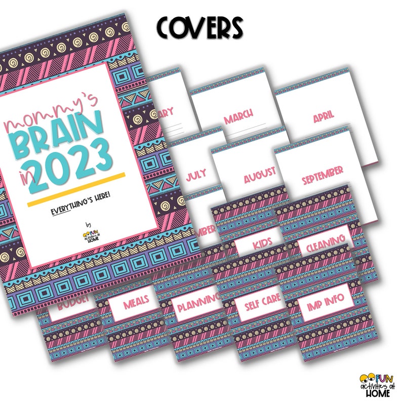 Home Management Binder, Mom Planner, Household Binder, Printable ...