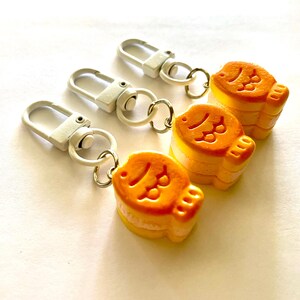 Taiyaki Keychain, Asian Food Keychain, Small Acrylic Keychain, Pet Tag ...