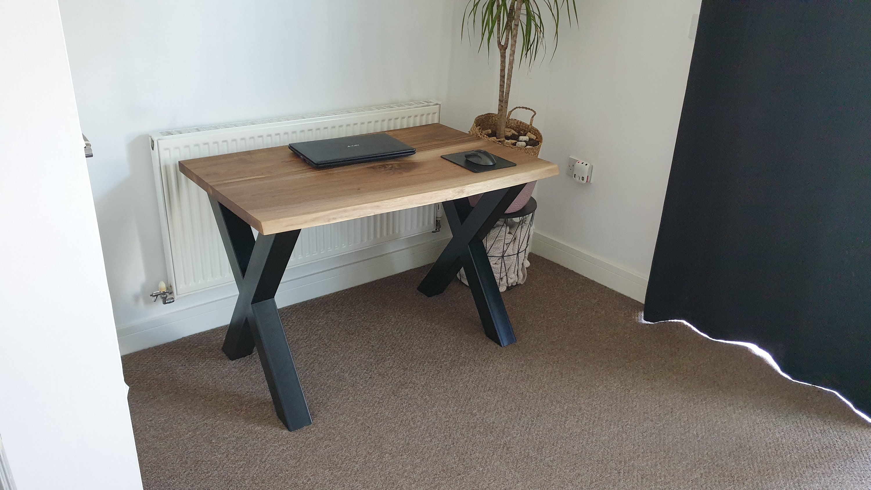 Industrial X- Frame Table Legs Dining Table and Bench - Etsy UK