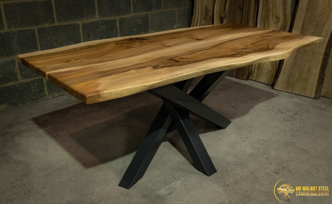 Crossed Base Dining Table Legs | Etsy UK