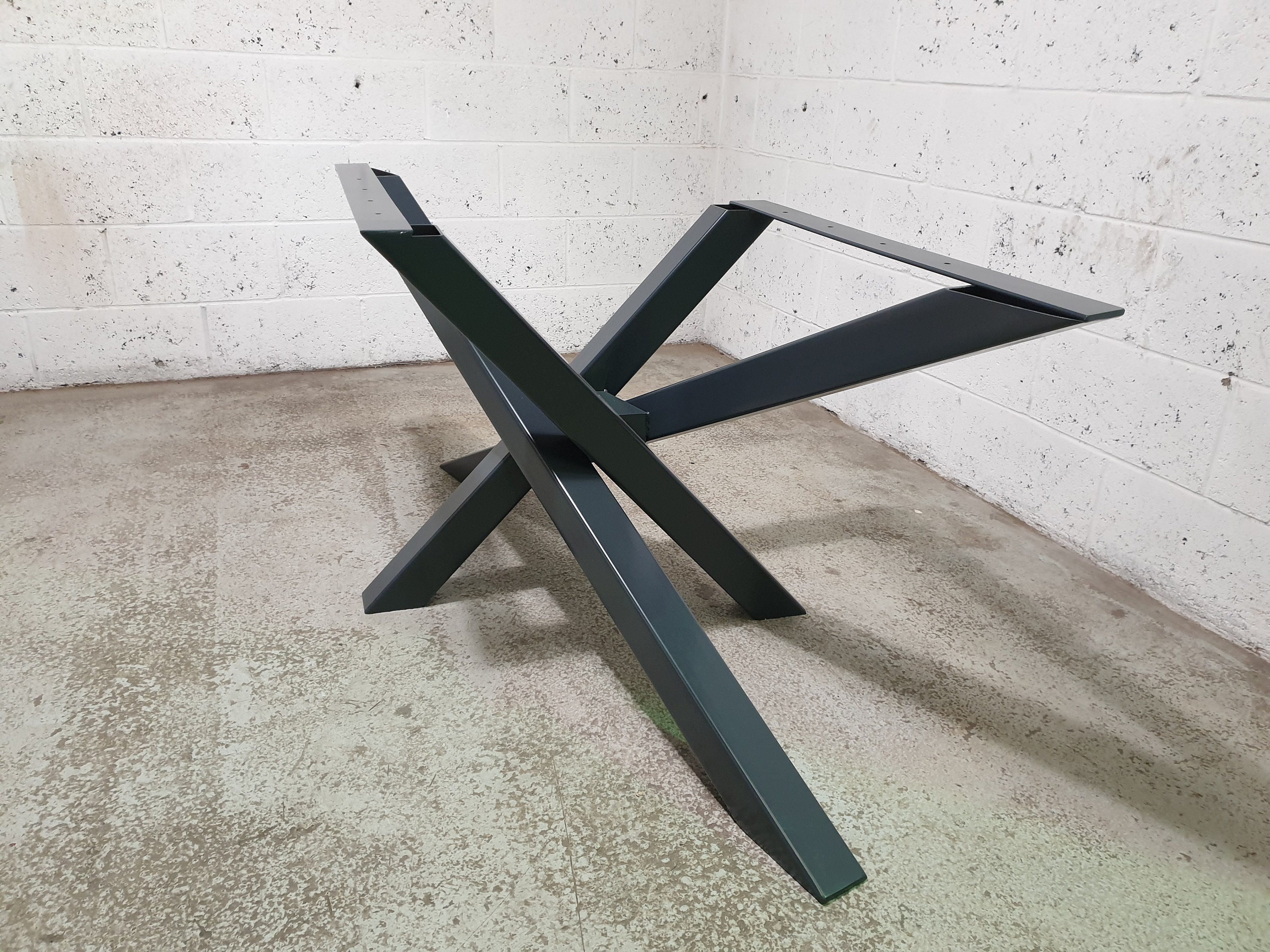 Crossed Base Dining Table Legs - Etsy UK