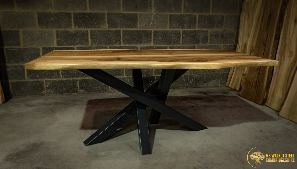 Crossed Base Dining Table Legs | Etsy UK