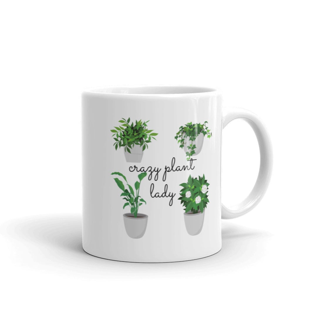 Crazy Plant Lady Mug | Plant Lover Mug | Gift for Plant Lover | Gift ...