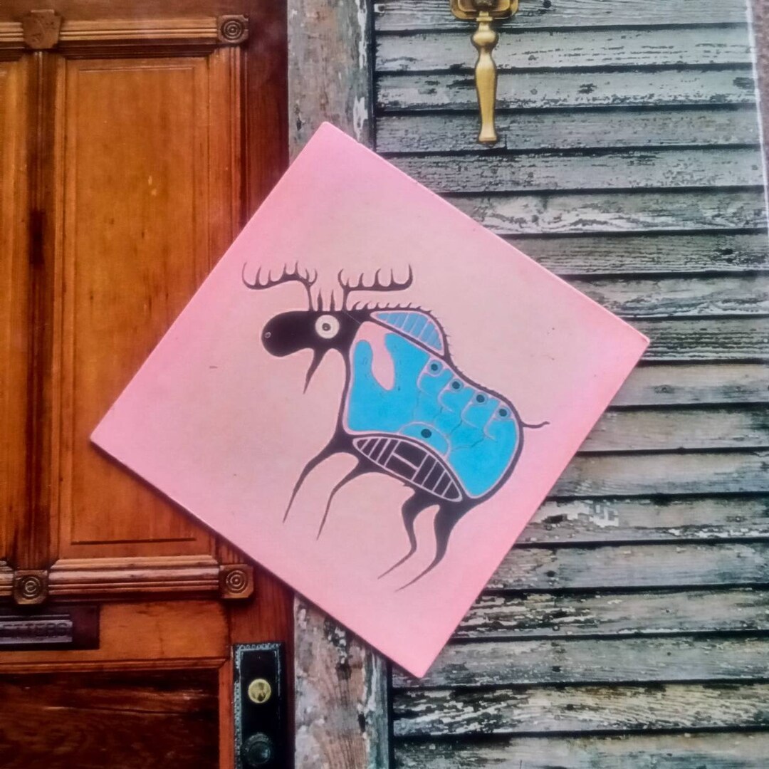 Vintage Inuit Moose Magnet - Etsy