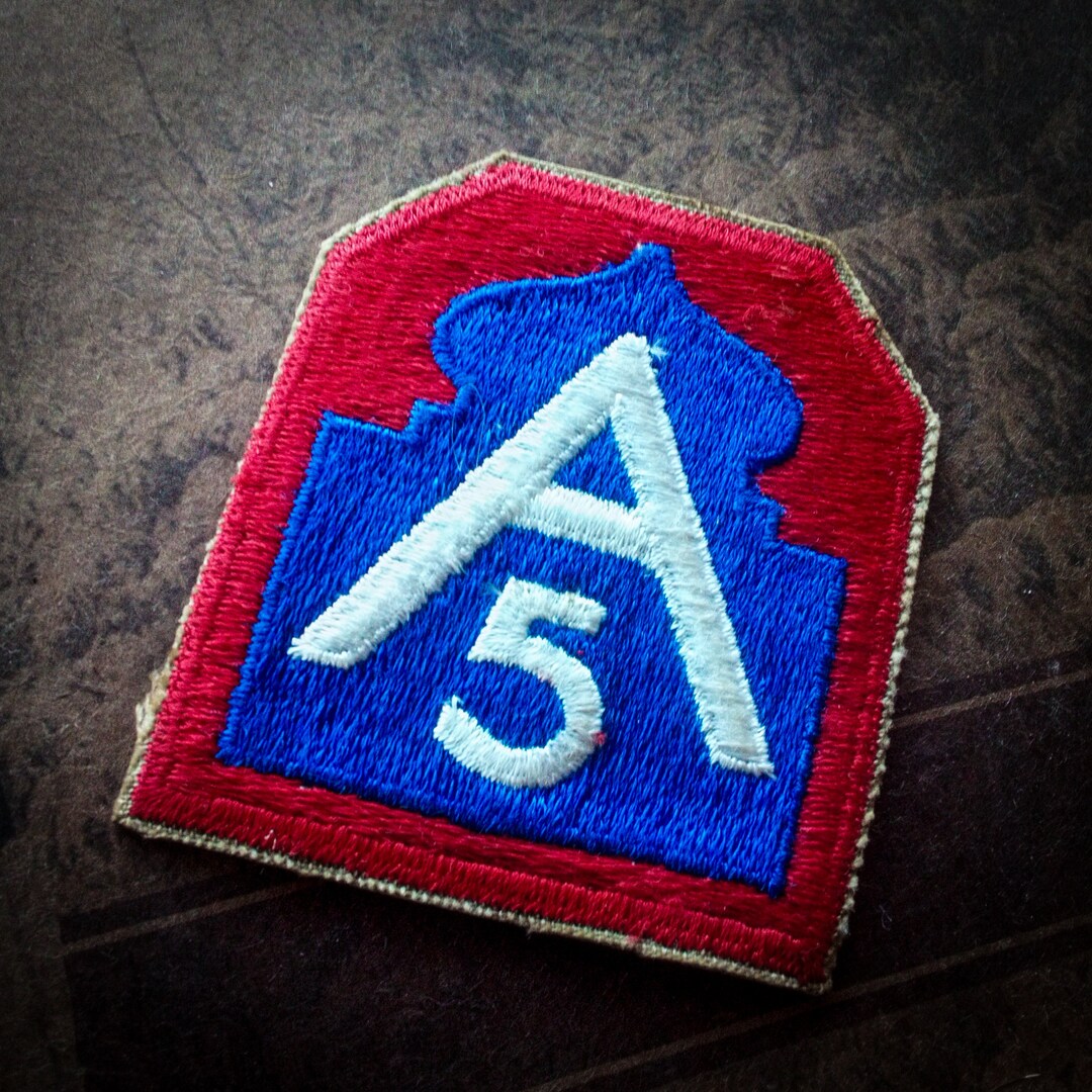 Vintage US Fifth Army Shoulder Patch - Etsy