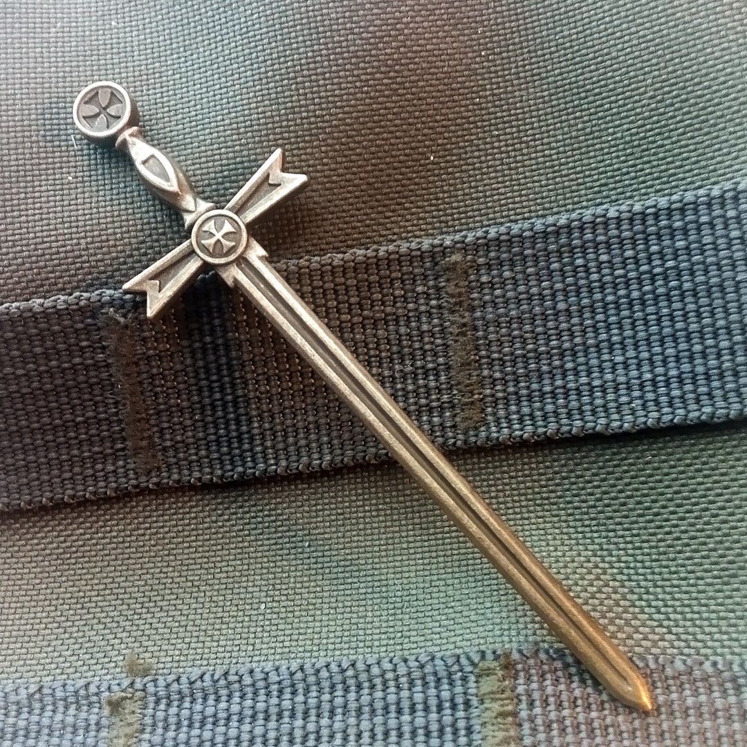 Knights Templar Sword Metal Miniature - Etsy