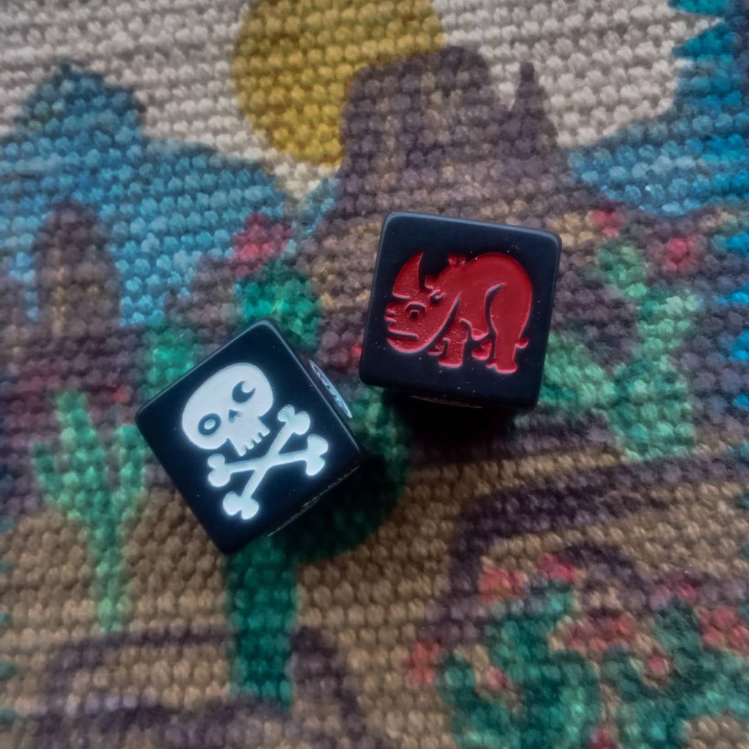 Vintage Rhino Pirate Dice - Etsy