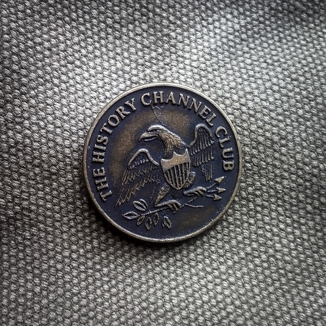 Vintage History Channel Club Coin - Etsy