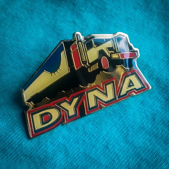 Vintage Dyna Big Rig Enamel Pin - Gem