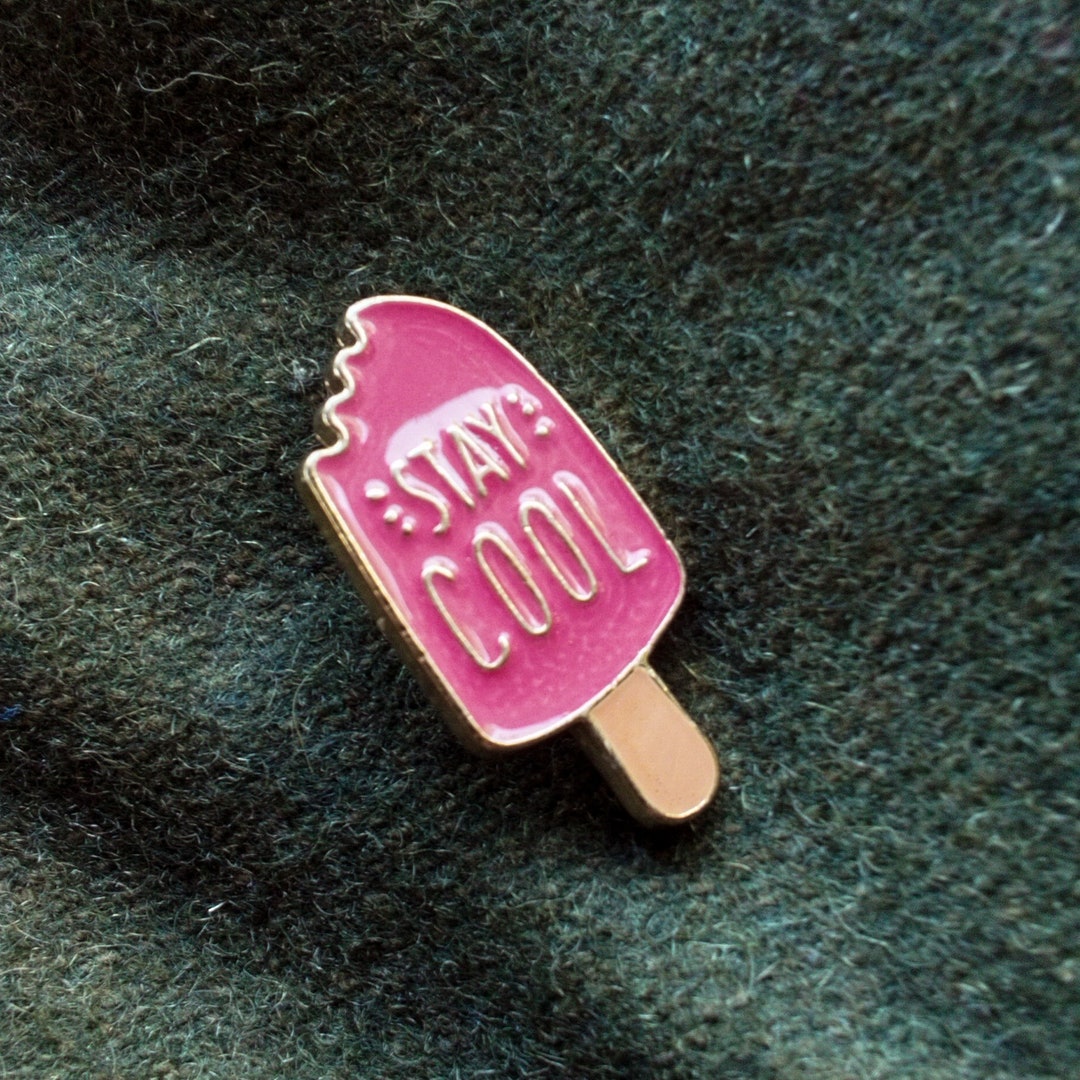 Stay Cool Popsicle Enamel Pin - Etsy