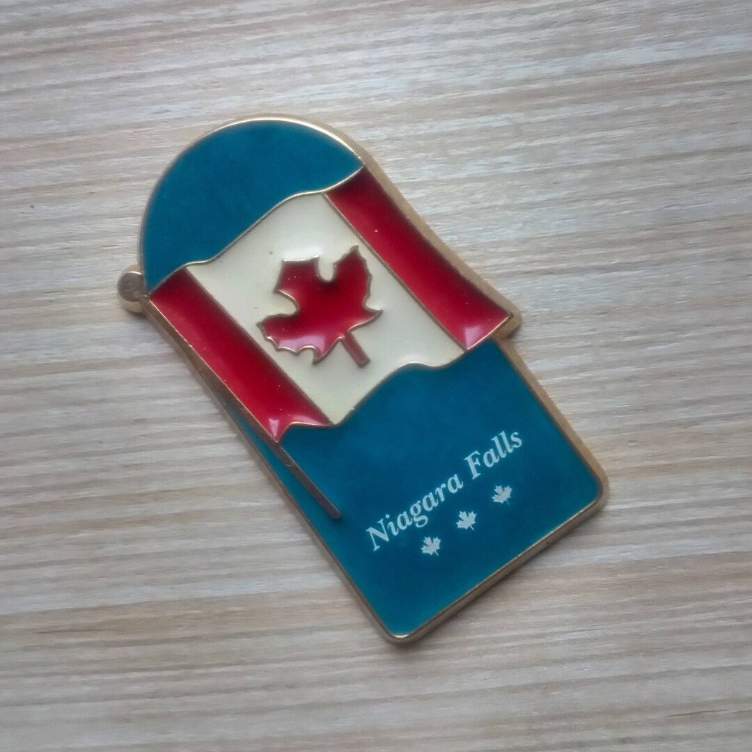 Enamel Canadian Flag Niagara Falls Magnet - Etsy