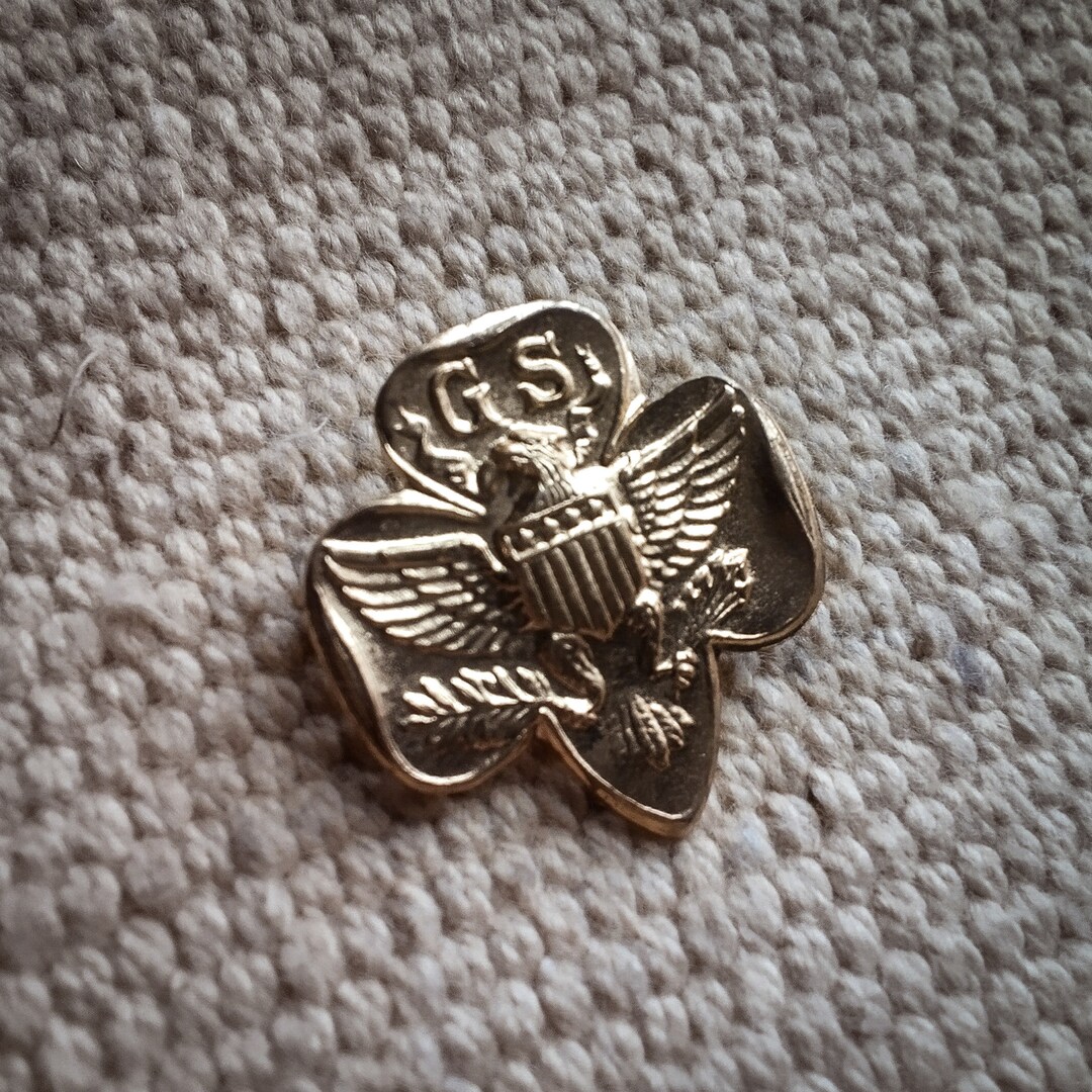 Vintage Girl Scouts of America Classic Lapel Pin - Etsy