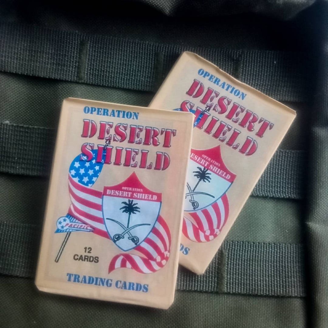 Vintage Operation Desert Shield Trading Card Packs - Etsy