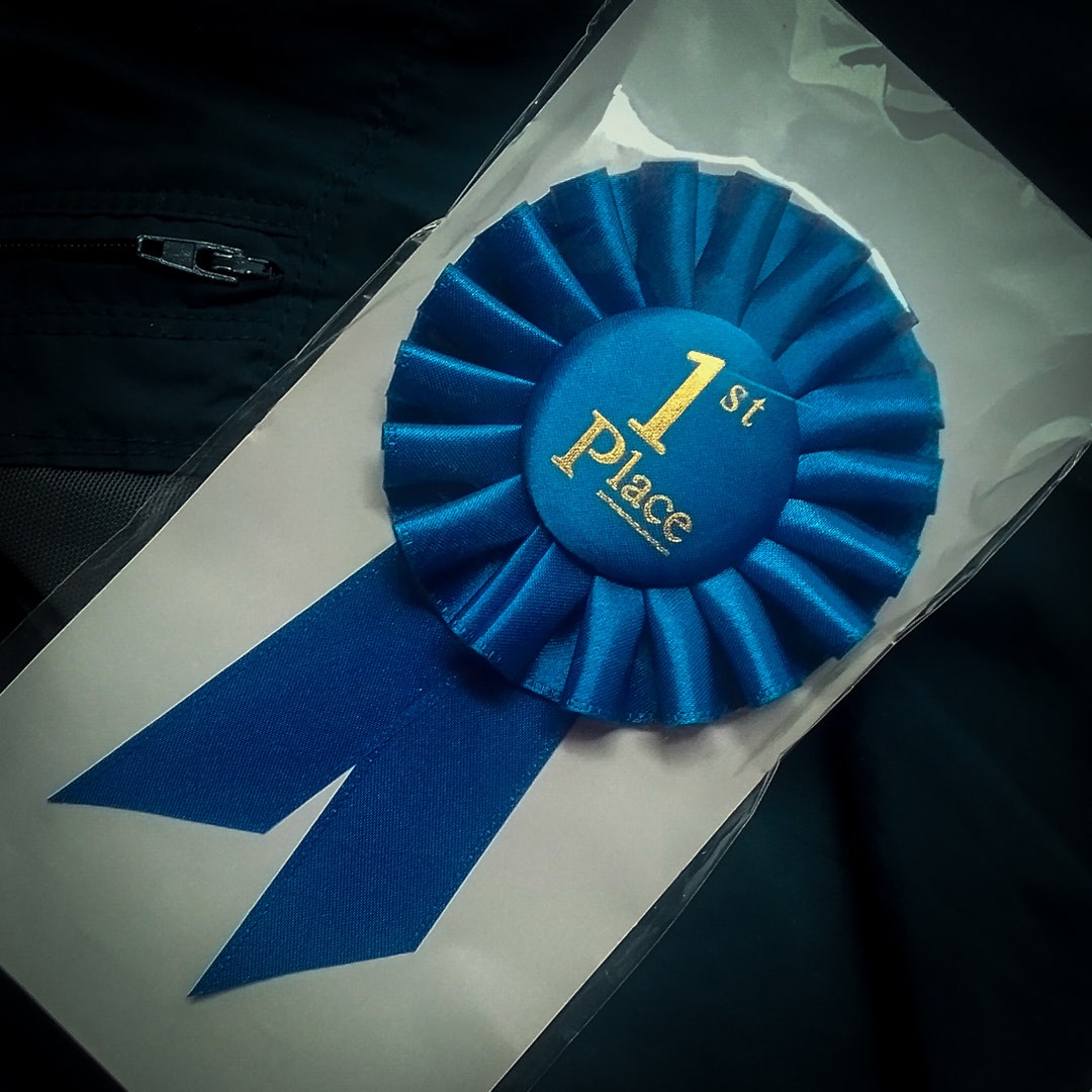 Blue First Place Ribbon - Etsy