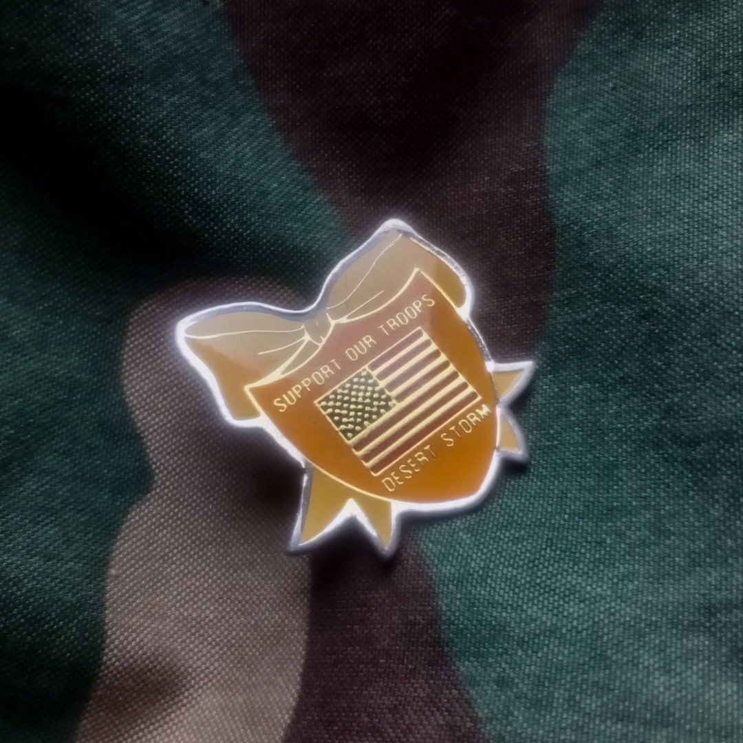 Operation Desert Storm Support Enamel Lapel Pin - Etsy