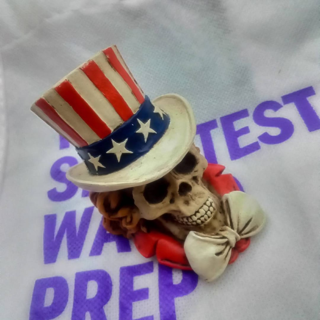 Grim Reaper Uncle Sam Vintage Figurine - Etsy