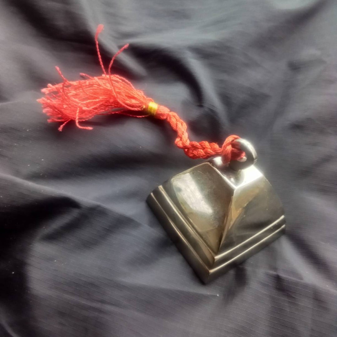 Vintage Square Ceremonial Bell - Etsy