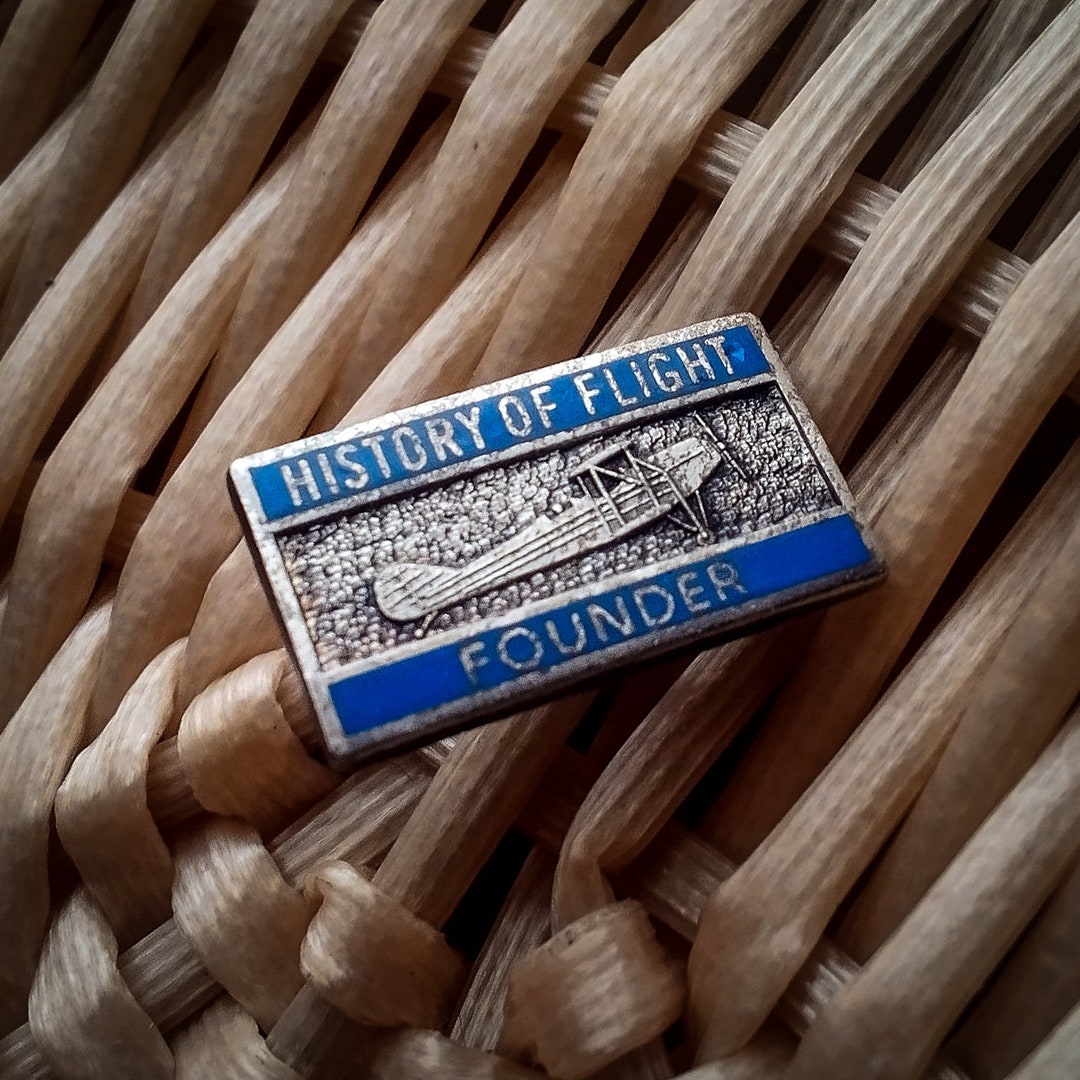 History of Flight Museum Founder Pin - Etsy