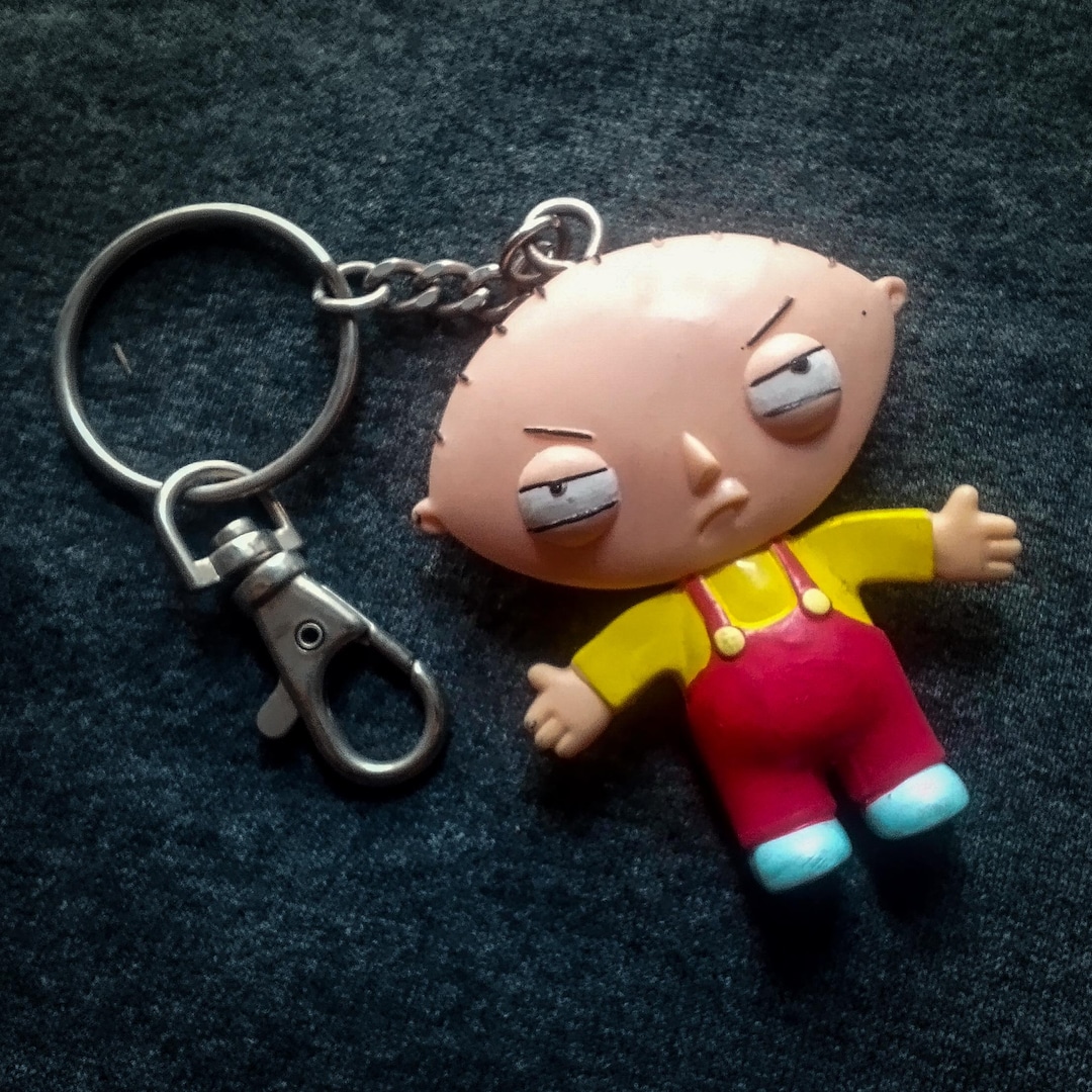 Vintage Stewie Family Guy Bendable Keychain - Etsy