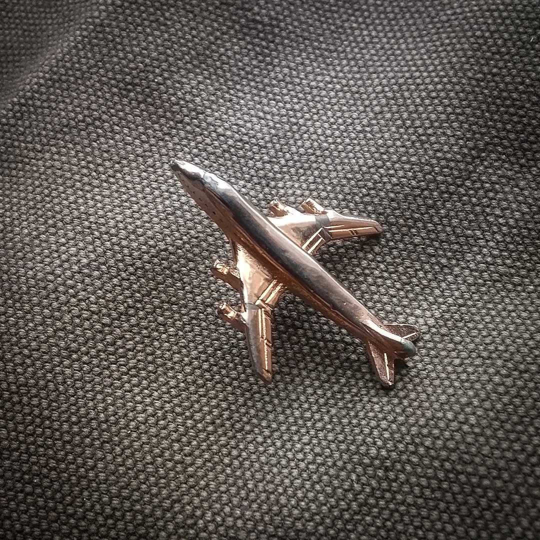 Vintage Boeing Passenger Jet Tie Tack - Etsy
