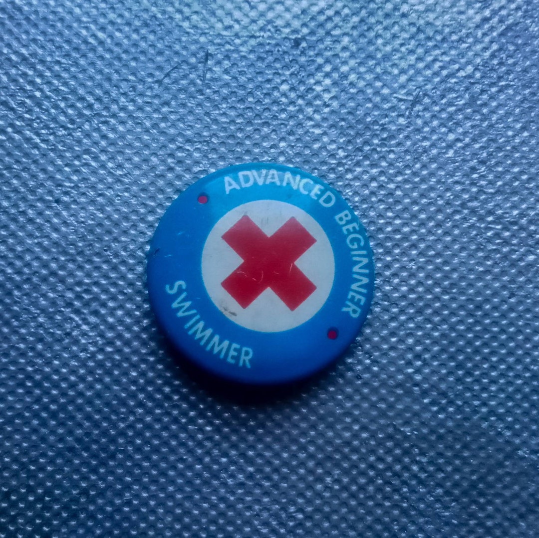 Retro Advanced Beginner Swimmer Pin - Etsy