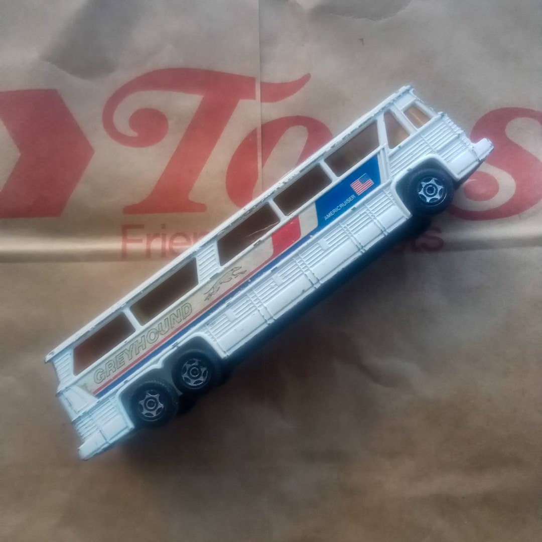 Vintage Corgi Juniors Greyhound Toy Bus - Etsy