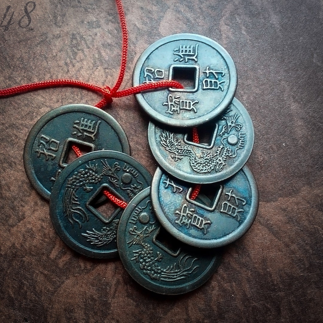 Antique Chinese Coin Set - Etsy