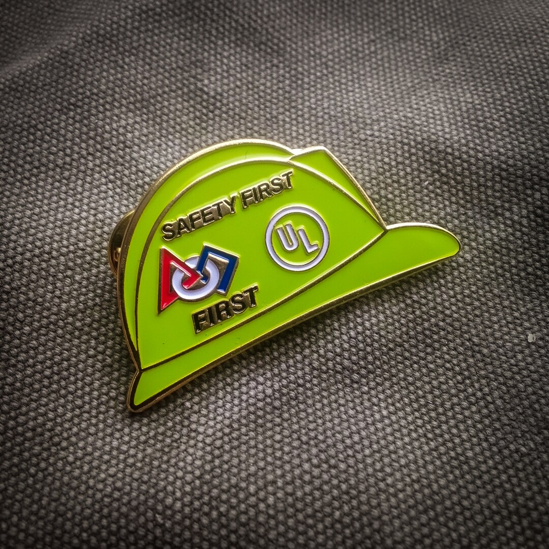 Safety First Hard Hat Pin - Etsy
