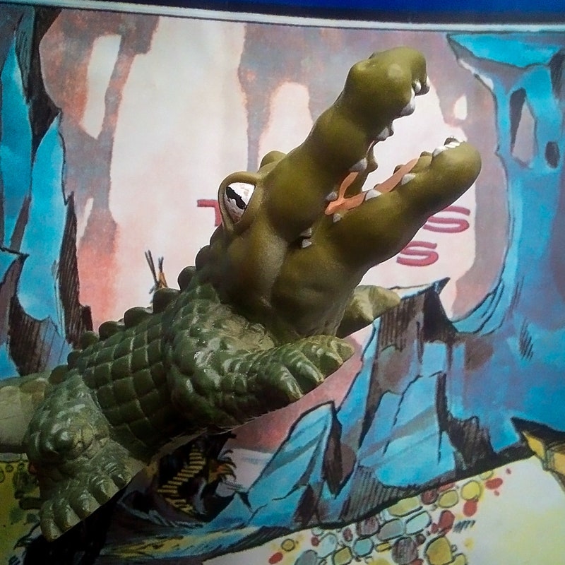 Alligator Figurine - Etsy