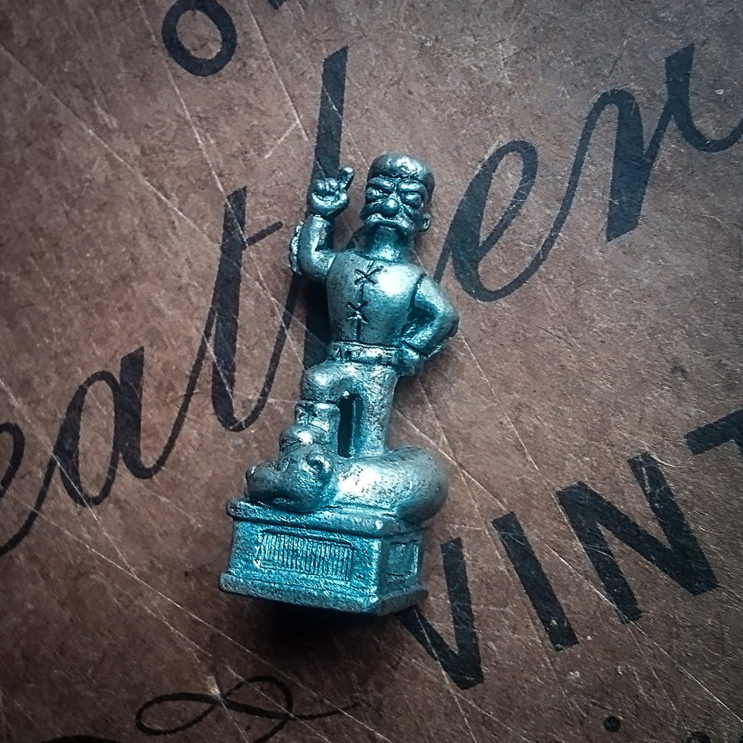 Vintage Simpsons Jebediah Springfield Pewter Miniature - Etsy