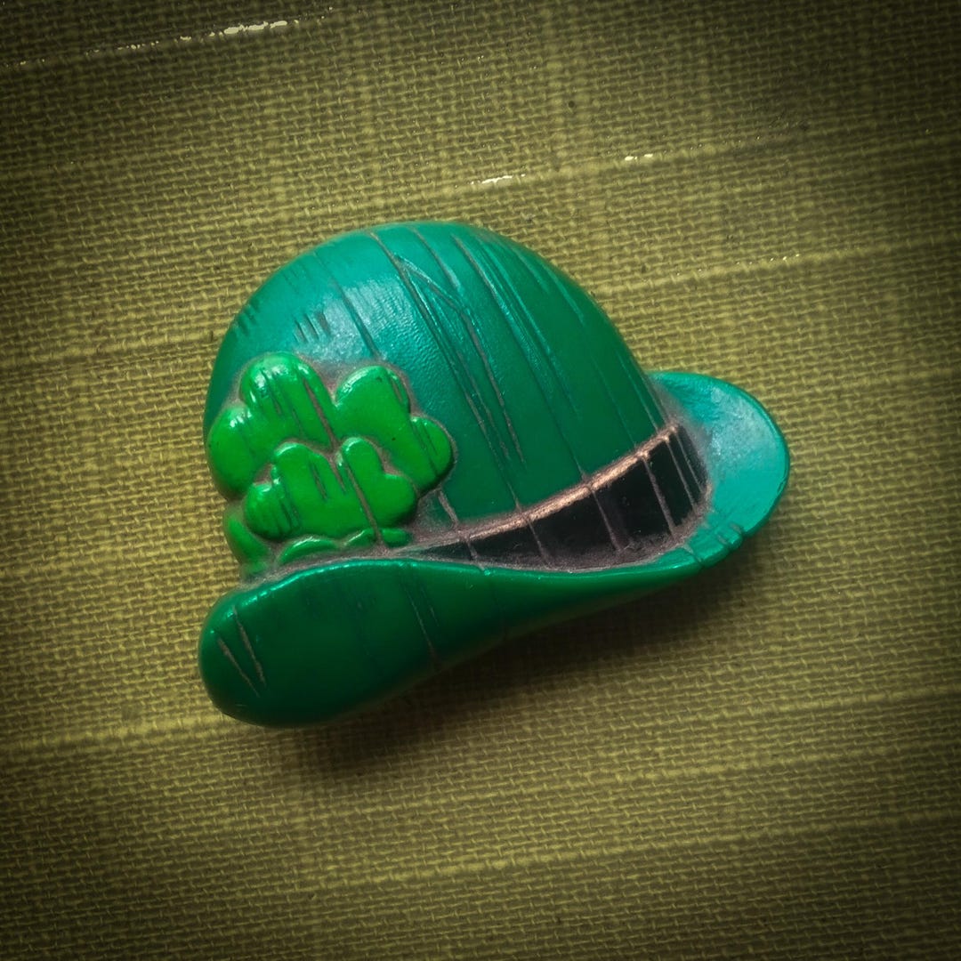 Vintage Lucky Leprechaun Hat Pin - Etsy