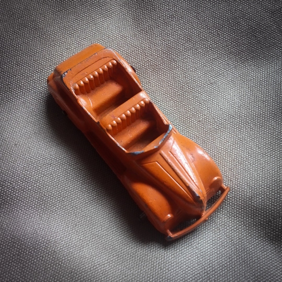 Antique Orange Buddy L Metal Car - Etsy